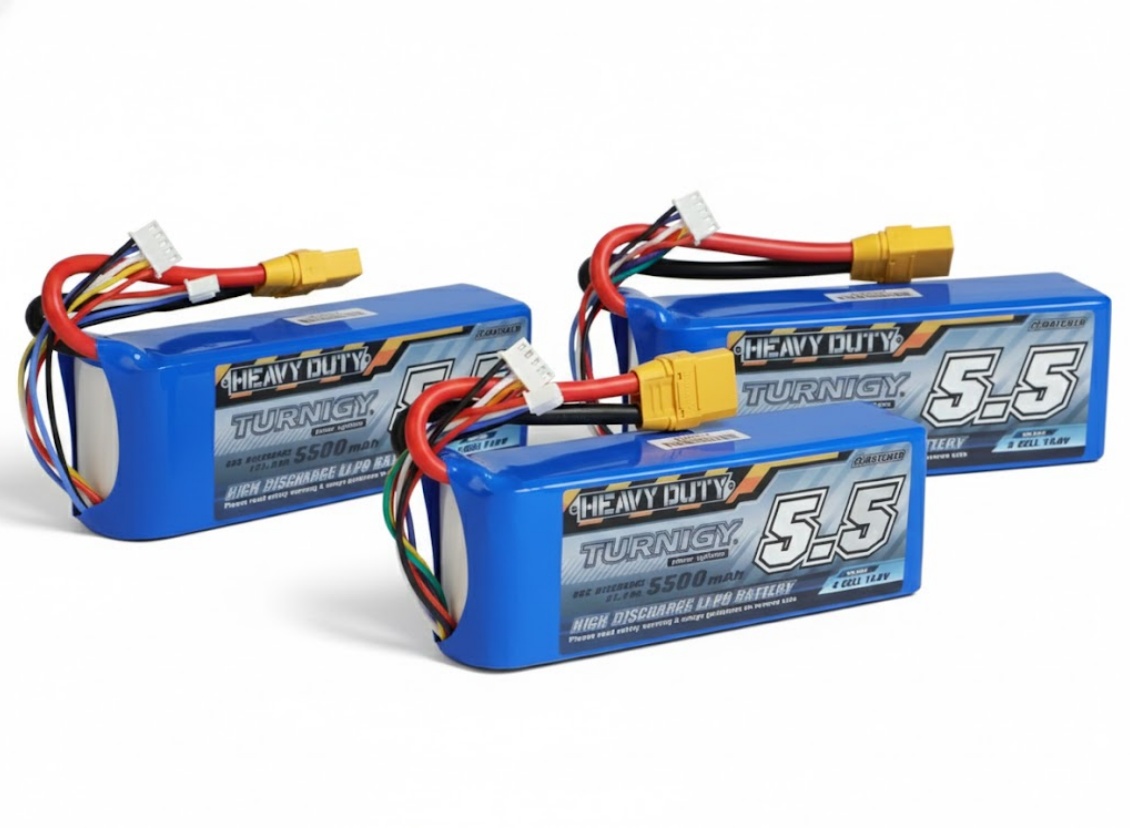 Turnigy Heavy Duty 3S 5500mAh 11.1V 60C Lipo Battery Pack w/XT90
