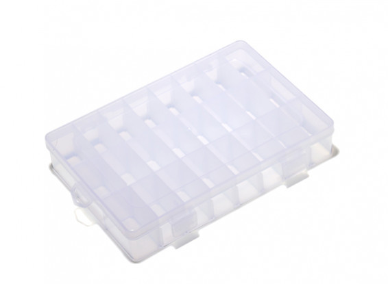 Large 24 Adjustable Compartment Parts Box with Latching Lid | HobbyKing