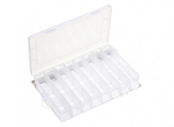 Large 24 Adjustable Compartment Parts Box with Latching Lid | HobbyKing