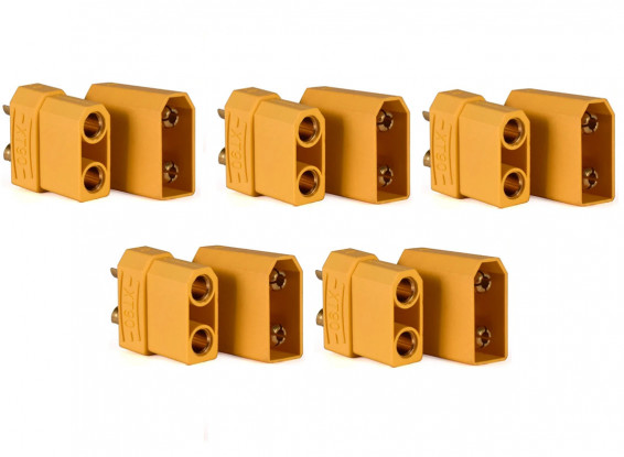 5 Pair XT90 Plug Connectors Male and Female