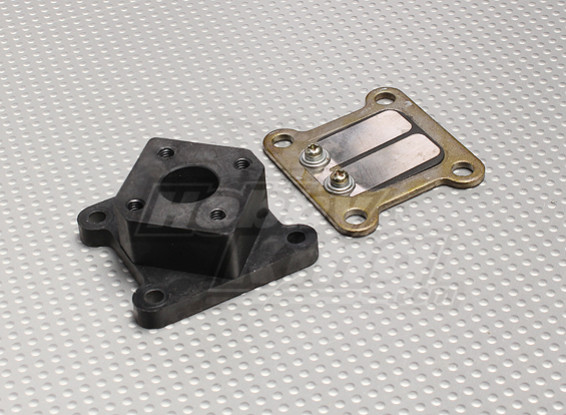 RCGF 26cc Reed Block and Manifold