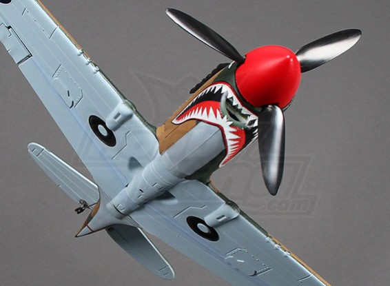 Micro P-40 super scale w/stand (PNF)