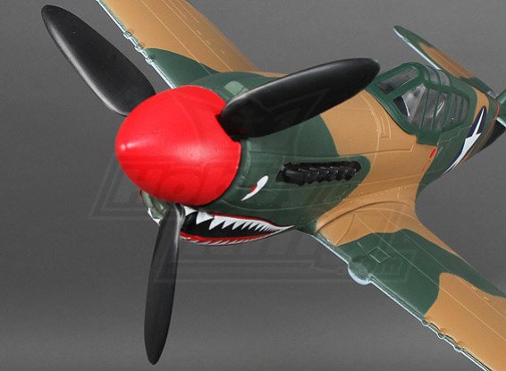 Micro P-40 super scale w/stand (PNF)