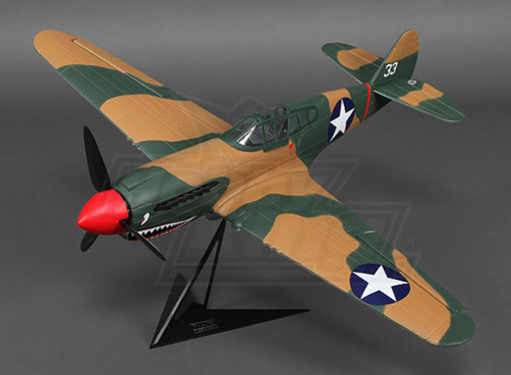 Micro P-40 super scale w/stand (PNF)