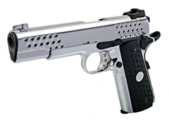 WE KAC KnightHawk 1911 GBB pistol (Silver)