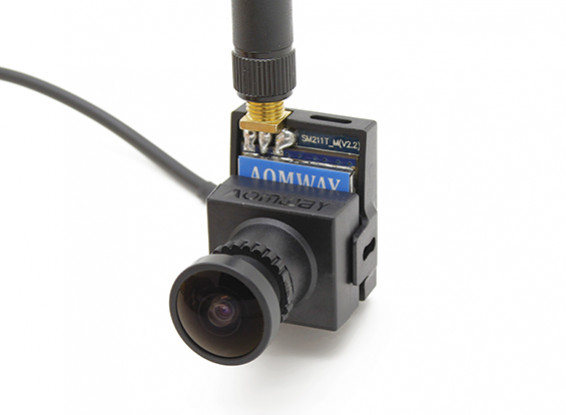 AOMWAY 700TVL CMOS HD Camera Pal Version plus 5.8G 200mw Transmitter