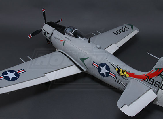 A-1 Skyraider 1600mm w/Retracts, Flaps & Air Brakes (PNF)
