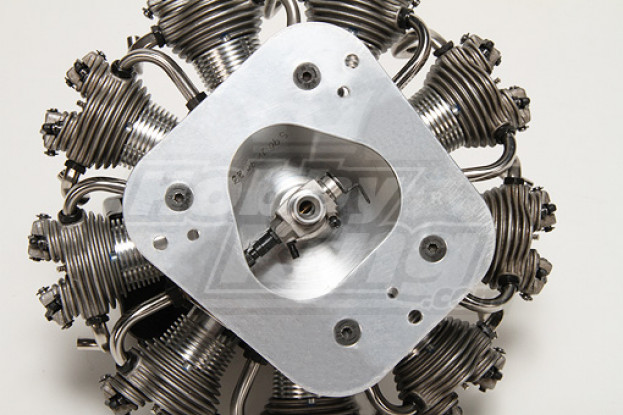 Seidel Nine Cylinder Glow plug Radial Engine