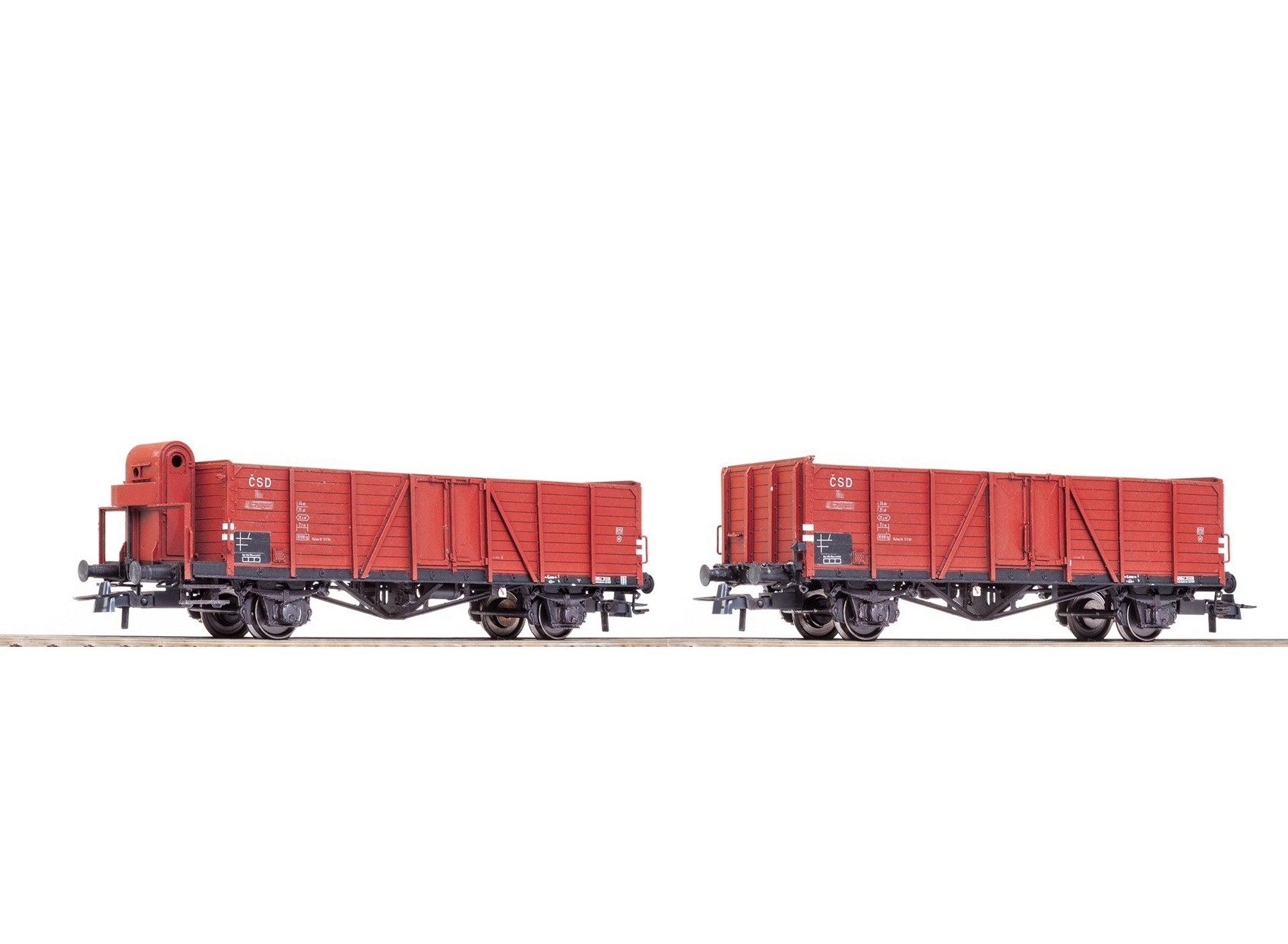 Roco HO 2 Piece Gondola Wagon Set CSD