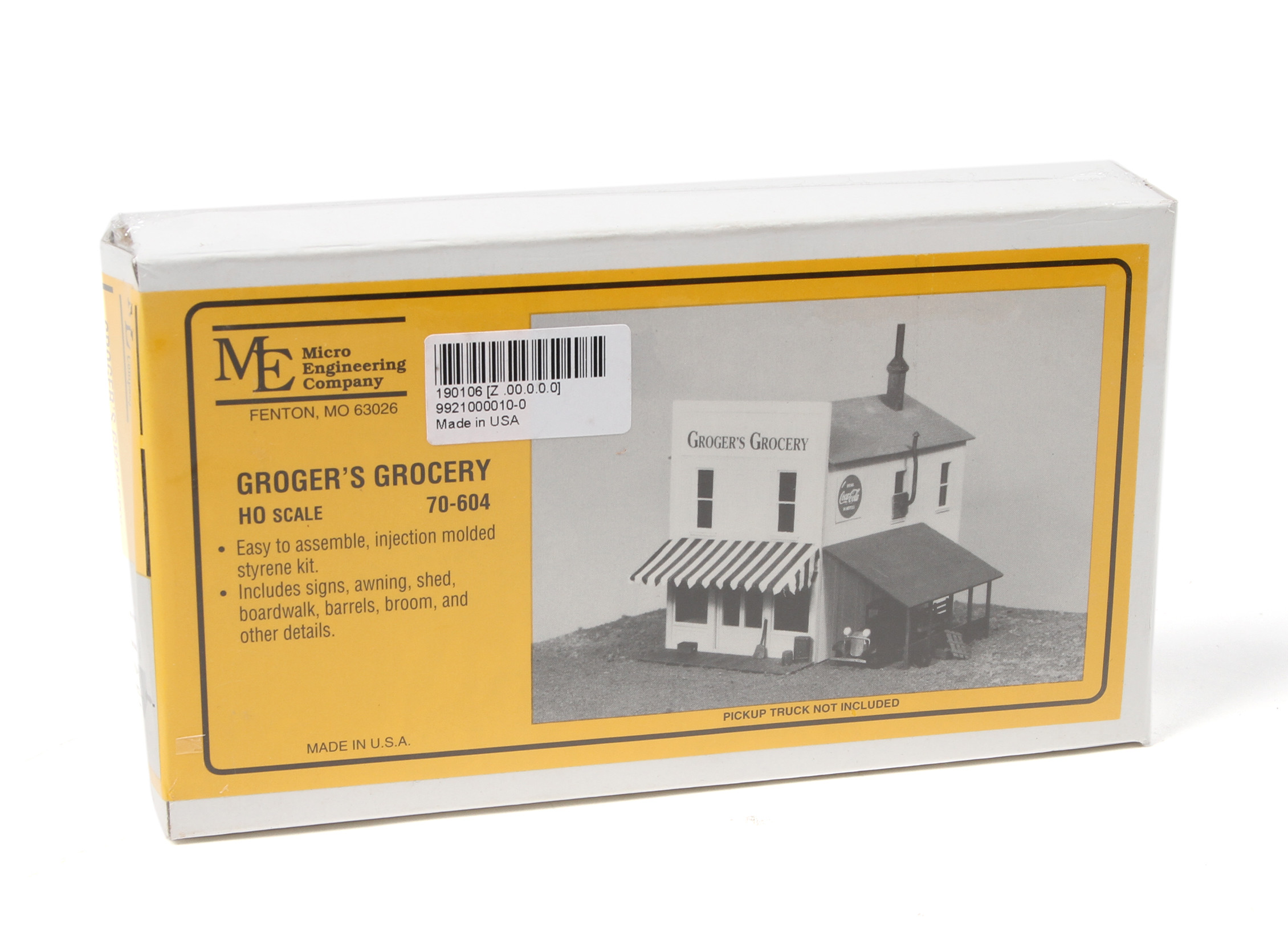 Micro Engineering HO Scale Groger's Grocery Store Kit (70-604)