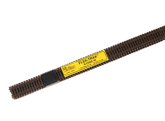 Micro Engineering N Scale Code 40 Weathered Flex-Trak 36" 6pcs (12-126)