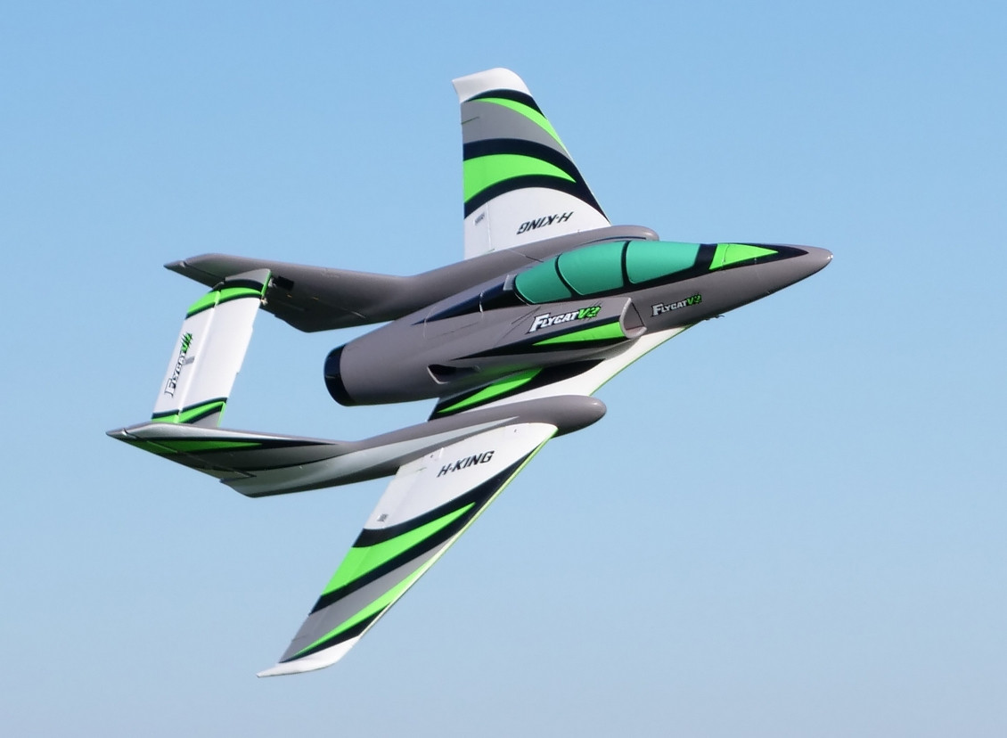 H-King Flycat V2 (PNF) 70mm 12-Blade 6S EDF Jet w/Retracts EPO 1042mm ...