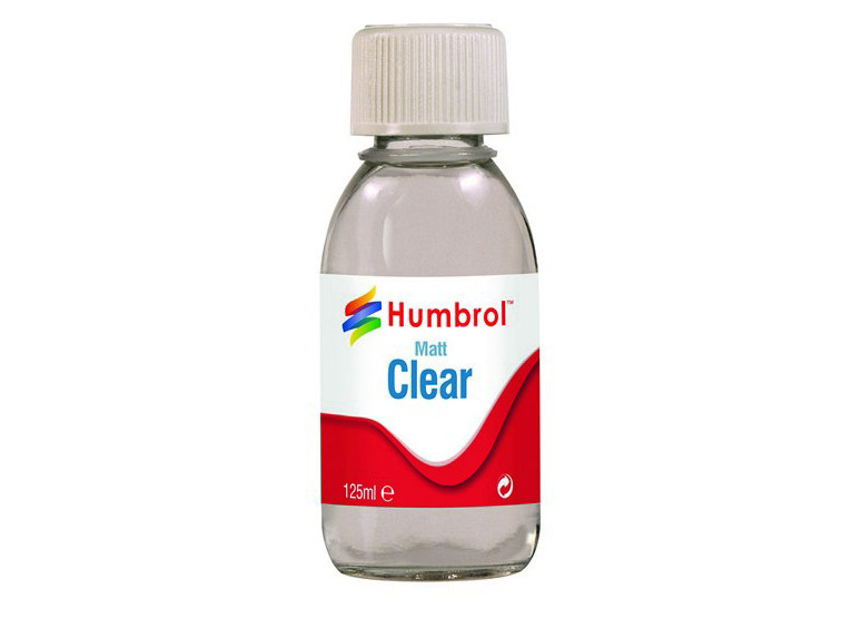 Humbrol Matt Clear - 125ml Bottle | HobbyKing