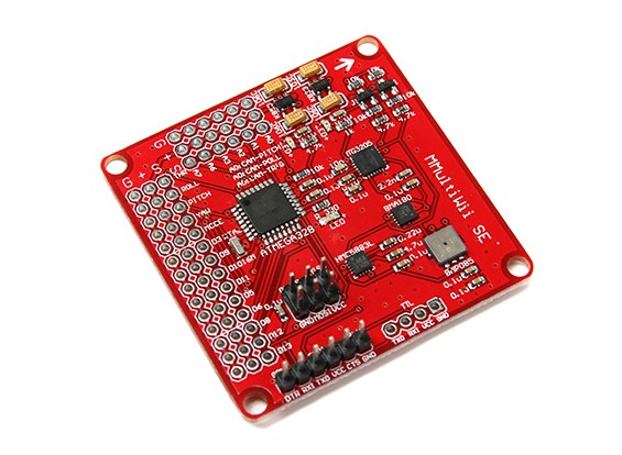MultiWii SE V2.0 Flight Controller w/FTDI red