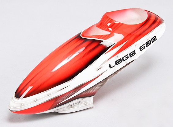 Red Assasin Fiberglass Airbrush Canopy (logo 600)