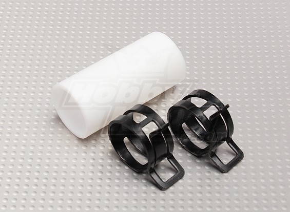 Teflon Coupler with clips (25mm Pipe) for Muffler