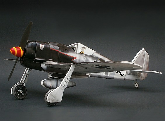 MicroAces Focke Wulf 190 Micro Airplane Depron Standard Kit Black 8
