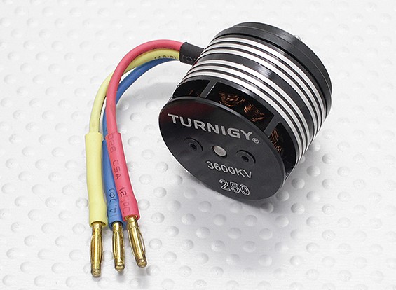 Turnigy 250 Series 3600KV Brushless Outrunner Helicopter Motor