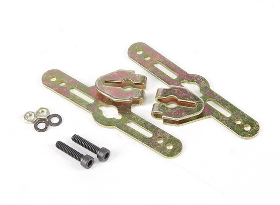 Sullivan 3/16inch Adjustable Wheel Pant Mounting Brackets (1 set)