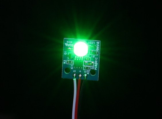 Hobbyking LED PCB Strobe Ball (12V) Green