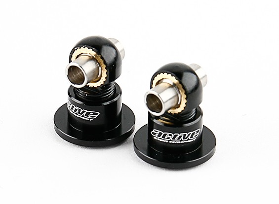 Active Hobby Adjustable Upper Cap for Tamiya TRF Shock (Black)