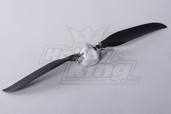 Folding Propeller W/Alloy Hub 45mm/4mm Shaft 12x7 (1pc)
