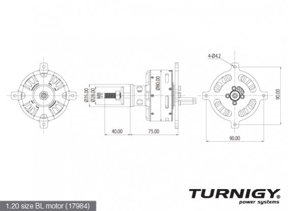 Turnigy RotoMax 1.20 Brushless Outrunner Motor