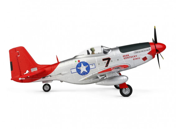 XK A280 (RTF) P-51D Mustang 4ch RC WW2 Fighter w/2.4GHz Tx, Brushless Motor & 3D/6G Gyro System ...