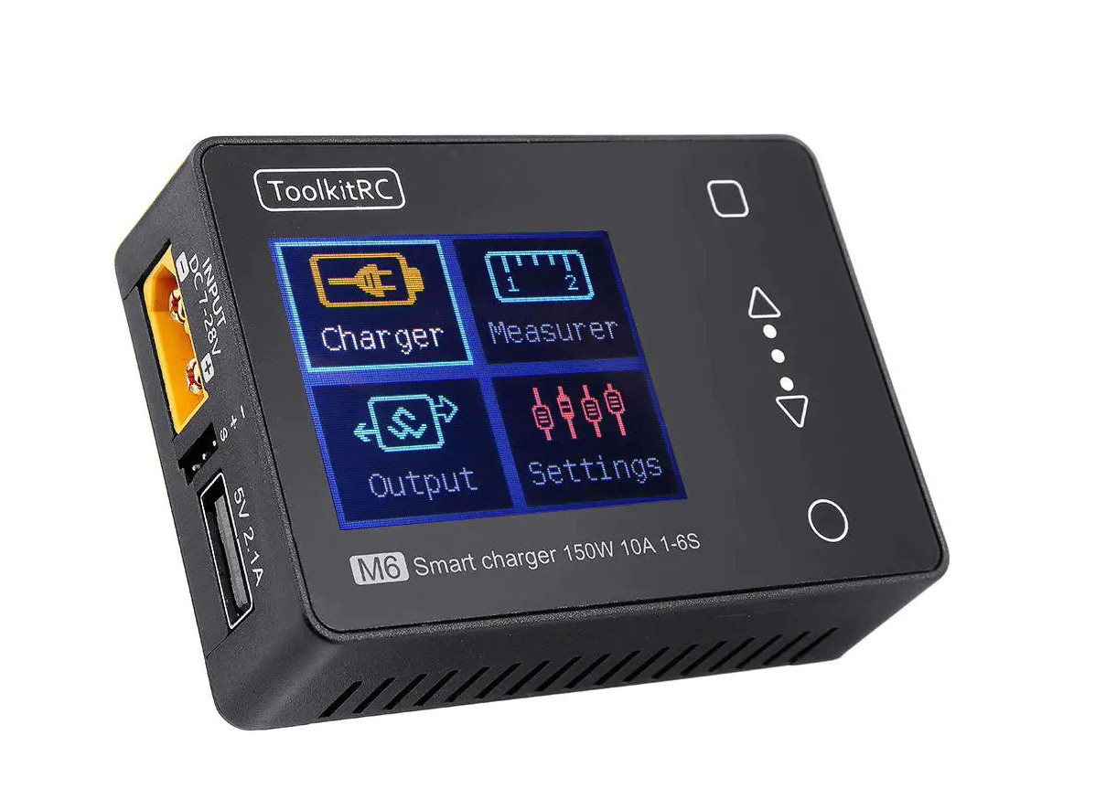 ToolkitRC M6 1~6S 10A 150W DC Balance Charger/Discharger | hobbyking