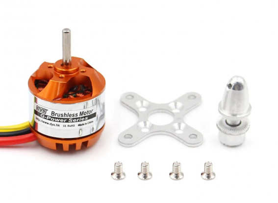 DYS D2830 750KV 3.175mm Brushless Outrunner Motor 2-4S For RC Plane ...