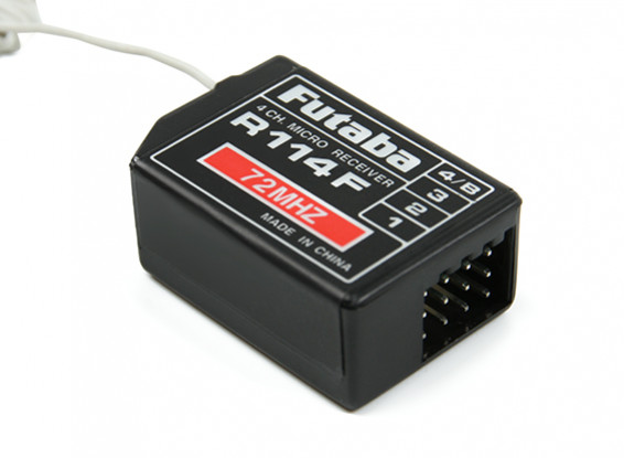 Futaba R114F FM 72MHz 4-Kanal-High-Empfänger ohne Kristall