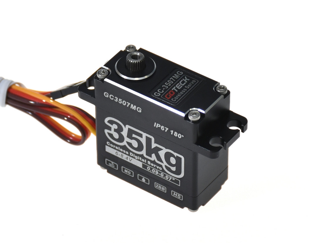 GOteck GD3507MG Metal Geared 180° High Torque HV Digital Servo 35kg/0 ...