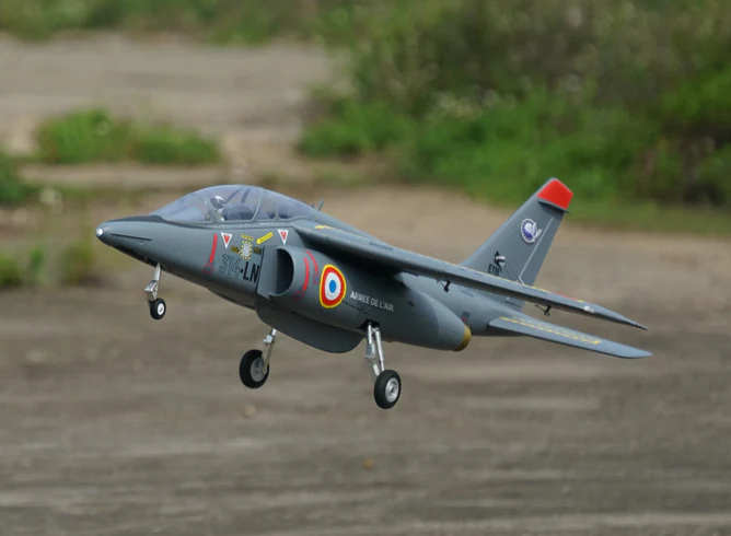 XFLY (PNF) Alpha Jet (Grey) w/80mm 12 Blade EDF Fan & 6S Power System ...