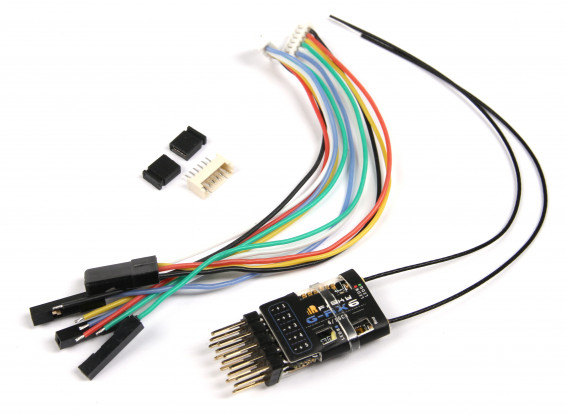 FrSky G-RX6 2.4GHz ACCST 6/16CH Glider Receiver w/Telemetry and Smart ...