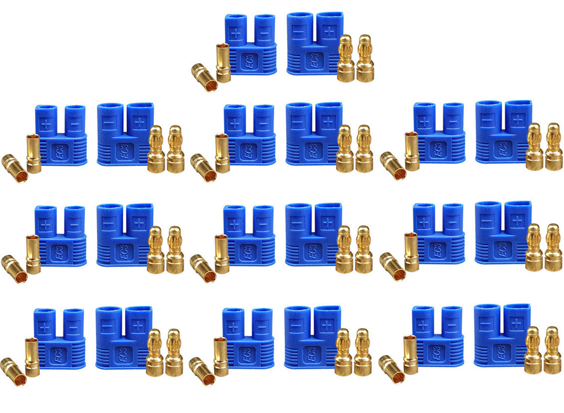 10 Pair EC3 Plug Connectors Male and Female