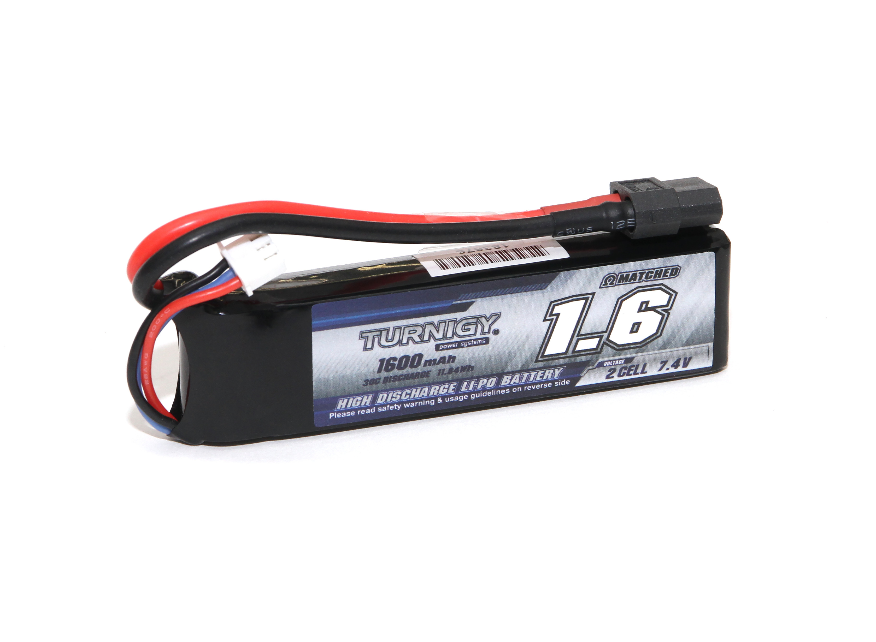 Turnigy Batteries for RC Cars 1600mAh 2S 30C Mini Battery | HobbyKing