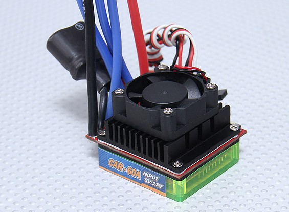 HobbyKing™ブラシレスカーESC 2S-4S 60Aリバース/ワット