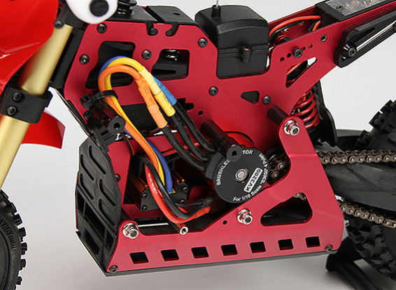 Super Rider SR4 1/4 Scale Brushless RC motocicleta w / rádio de 2,4 GHz ...