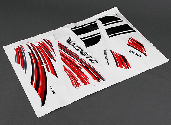 HobbyKing ™ Wingnetic 805 milímetros - Substituição Decal Set