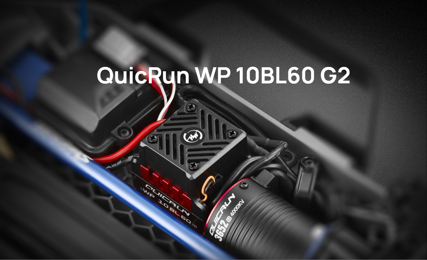 Hobbywing QUICRUN WP-10BL60 G2 60A ESC 2-3S BEC Brushless FOR 1/10 RC ...