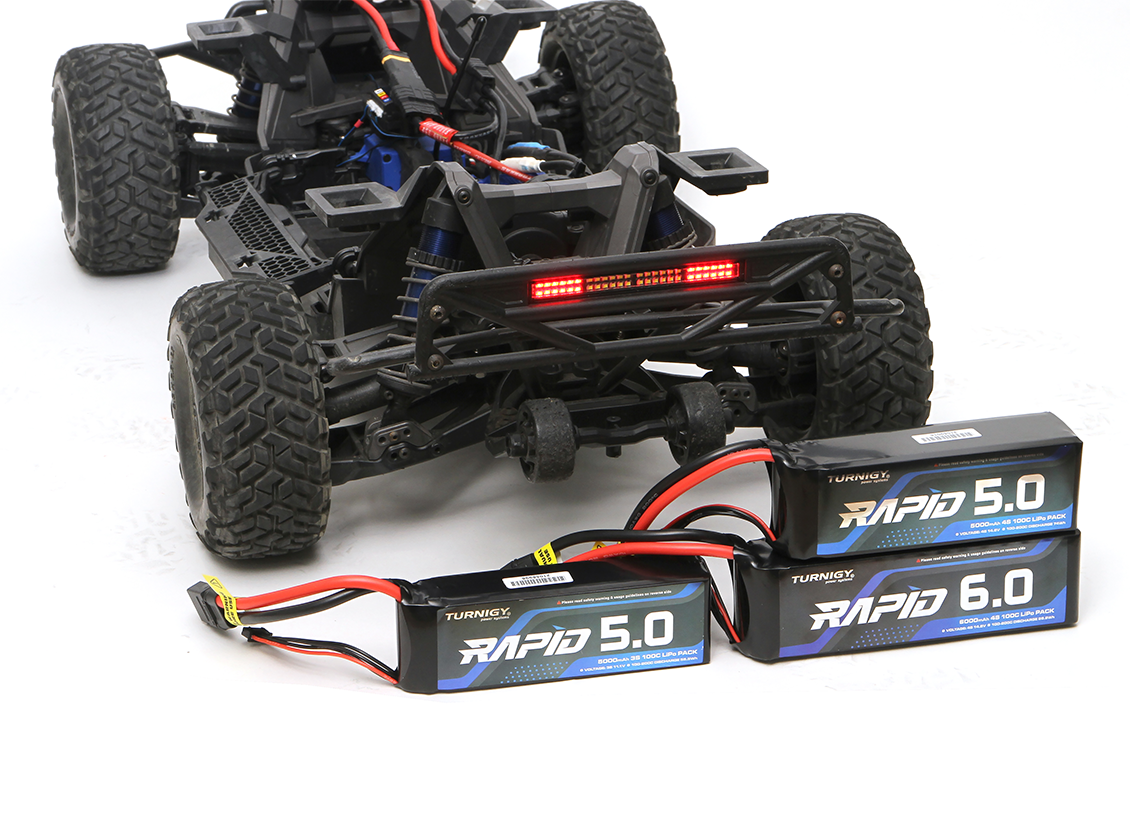 Turnigy Rapid 2S 6000mAh 7.4V 100C Lipo Battery w/XT90 for RC cars ...